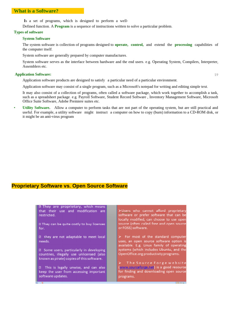 What is a Software | PDF | Software | Application Software