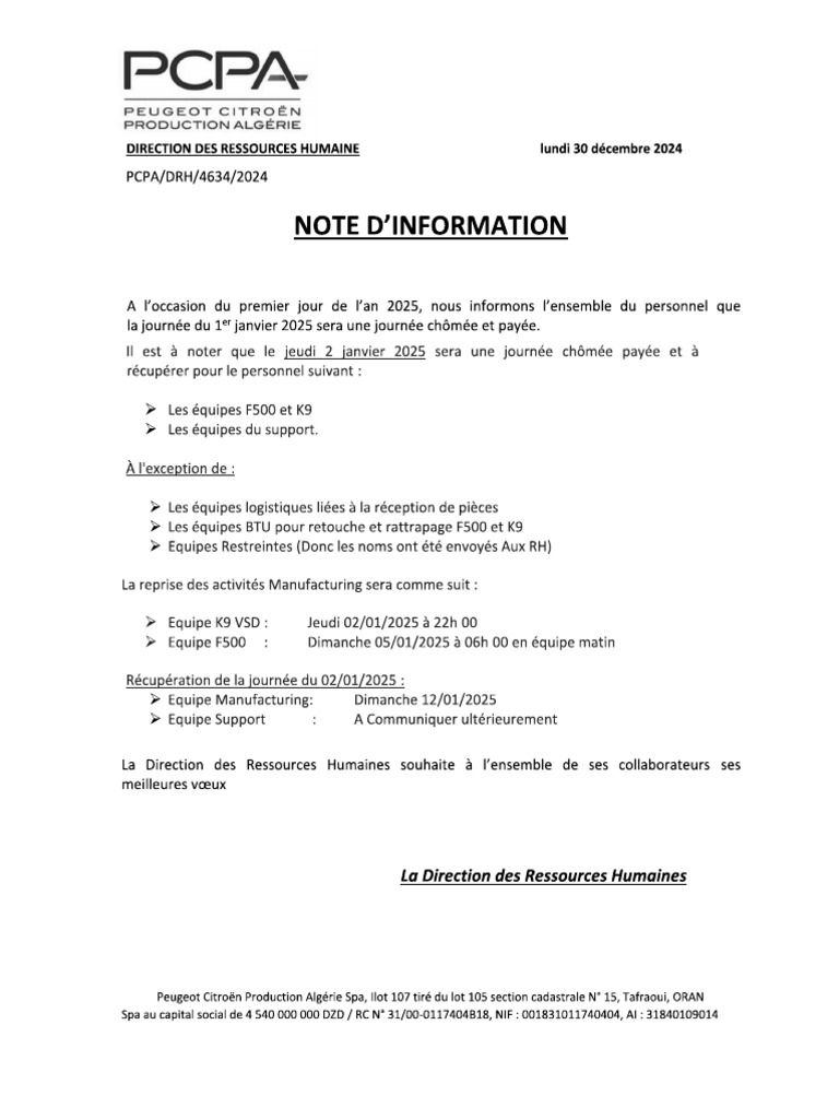 Note Information RH | PDF