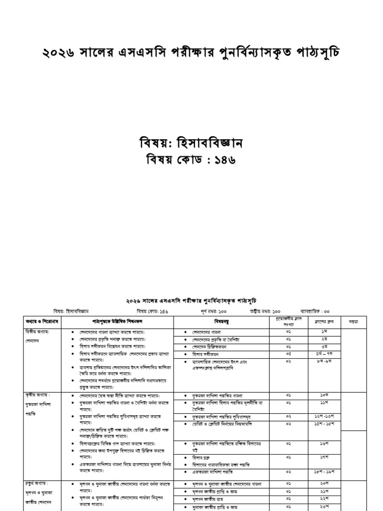 Accounting Ssc 2026 Pdf