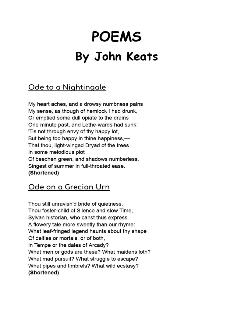 POEMS | PDF
