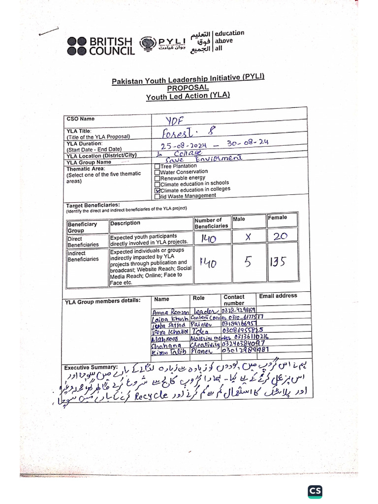 YLAs Proposal MLT | PDF