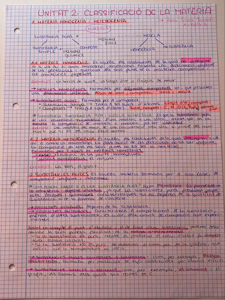 Resum Unitat 2 Llibre Química | PDF
