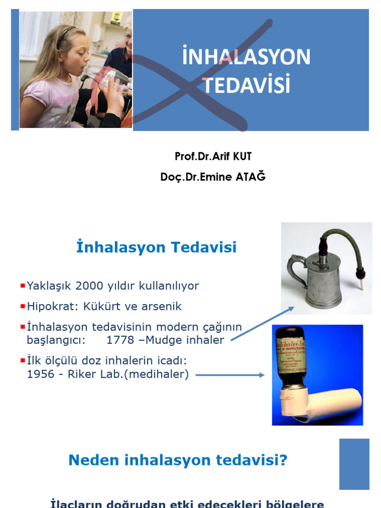 Inhalasyon tedavisi ve SFT | PDF