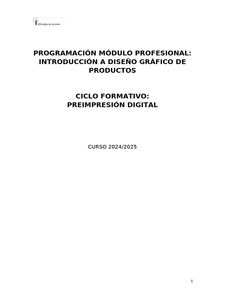 IDGP - Curso 2024-25 | PDF | Evaluación | Diseño