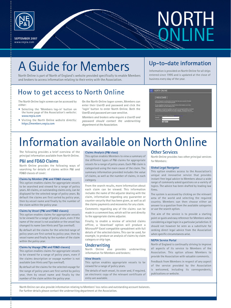 North Online | PDF | Login | Computing
