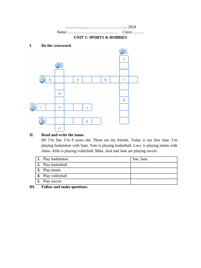 Review U5 - E3 | PDF