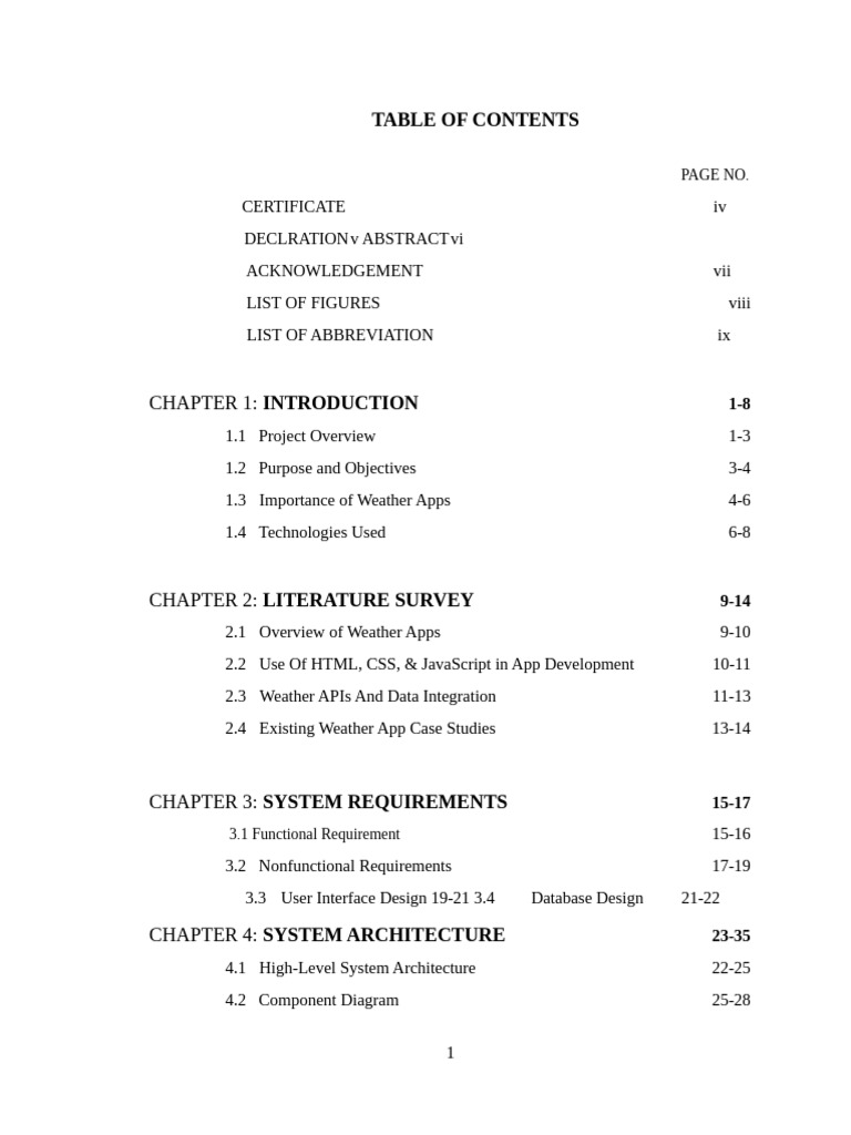 Weather App Development Report | PDF | World Wide Web | Internet & Web