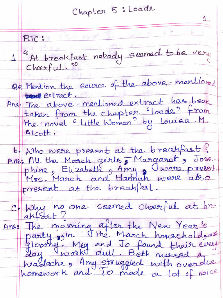 Little Women Chapter 5 Dec 23, 2024 | PDF