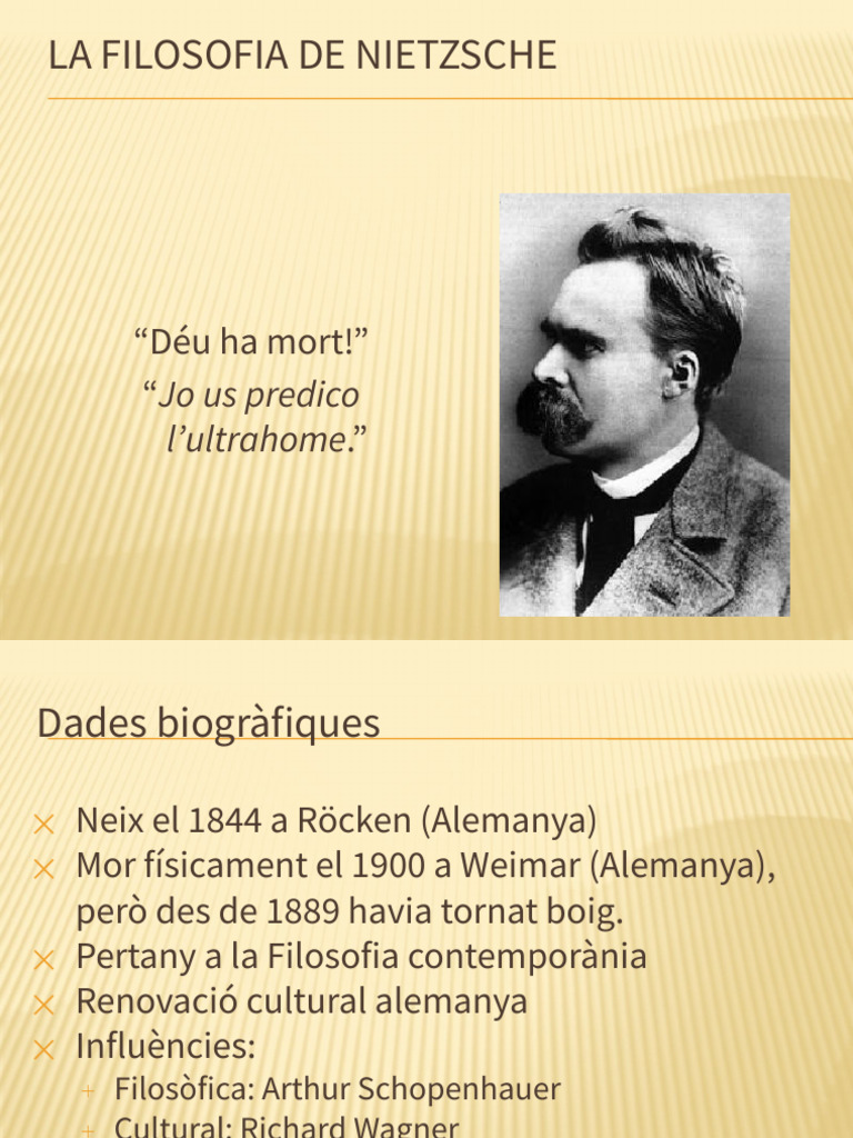 Filosofia Nietzsche 2024 | PDF