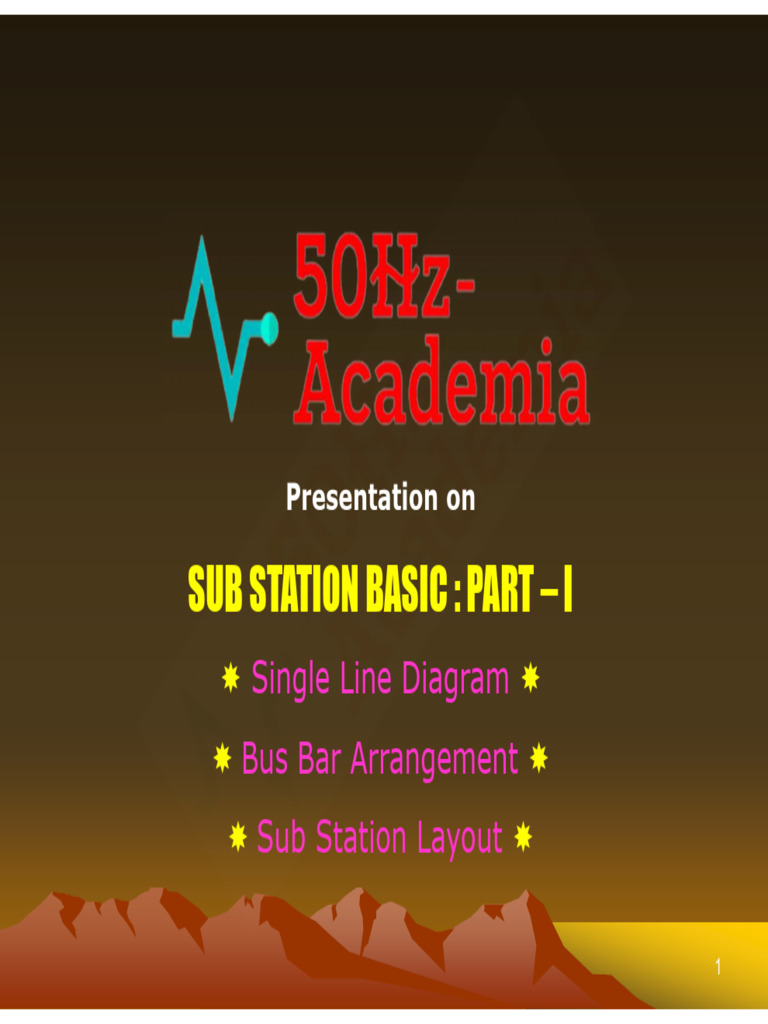 Substation Basics for Engineers | PDF | Electrical Substation ...