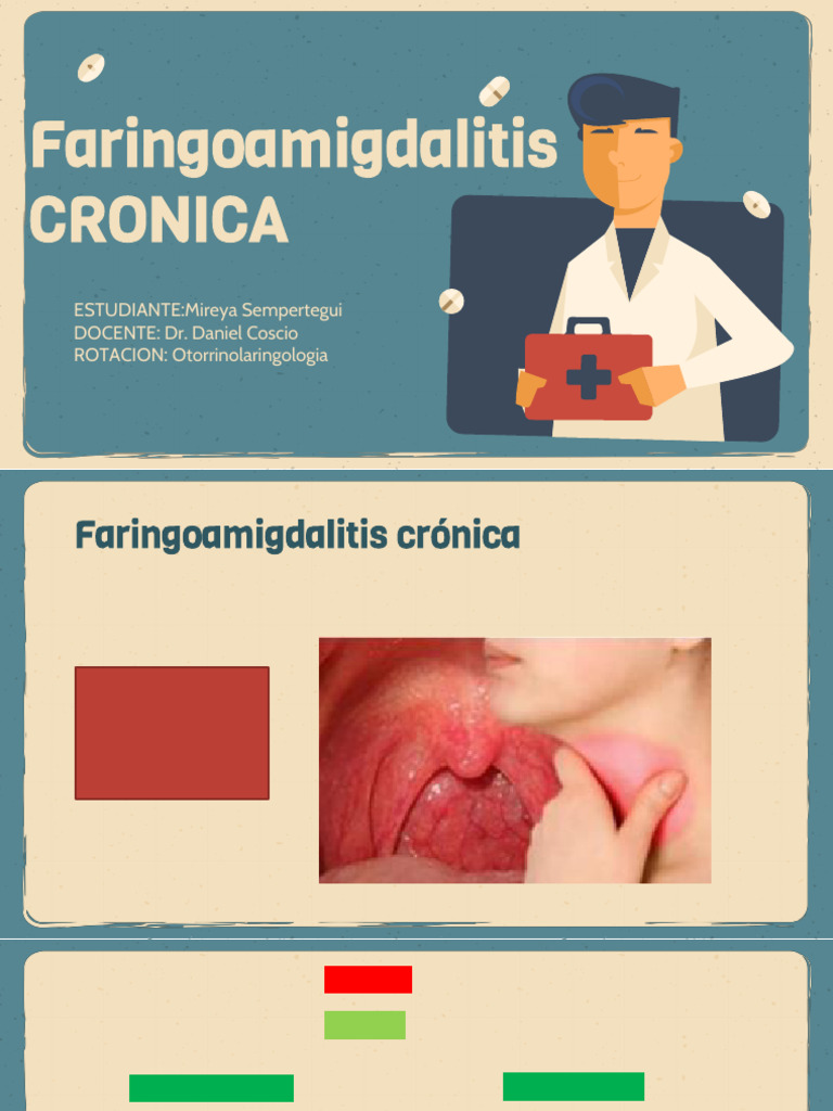 Faringoamigdalitis Cronica | PDF | Especialidades Medicas ...
