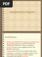 Slaughterhouse Assessment Form | PDF | Slaughterhouse | Hygiene