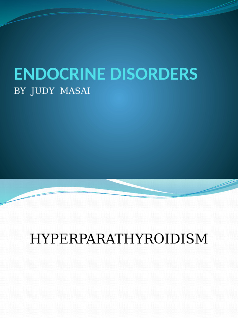 HYPERPARATHYROIDISM-1 | PDF | Parathyroid Gland | Medical Specialties