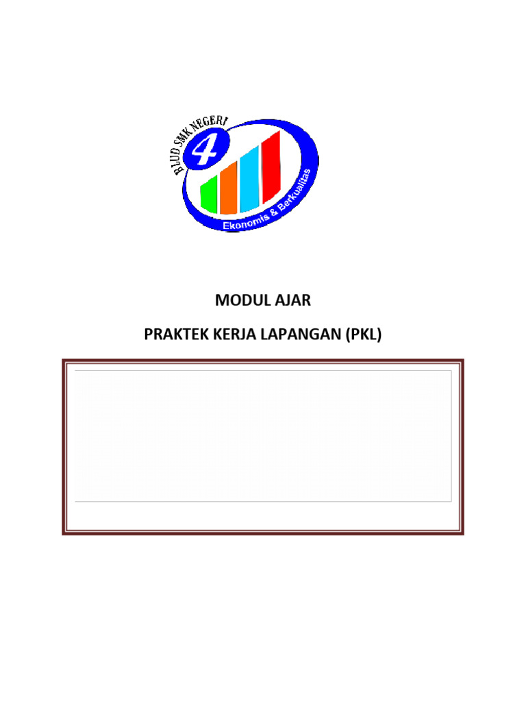MODUL AJAR PKL TSM SMKN 4 Kota BKL | PDF