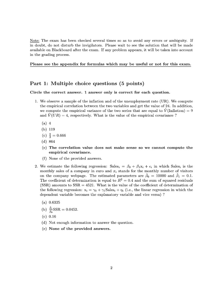Mock Exam2 Solution Pdf