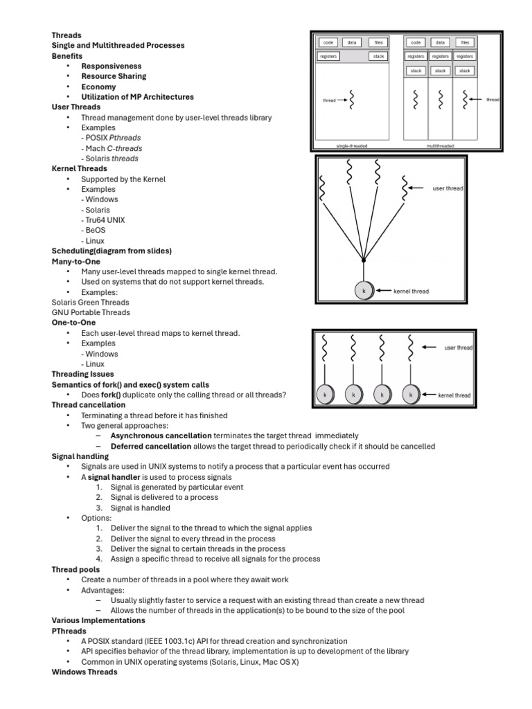SCD 11-12 | PDF | Thread (Computing) | Process (Computing)