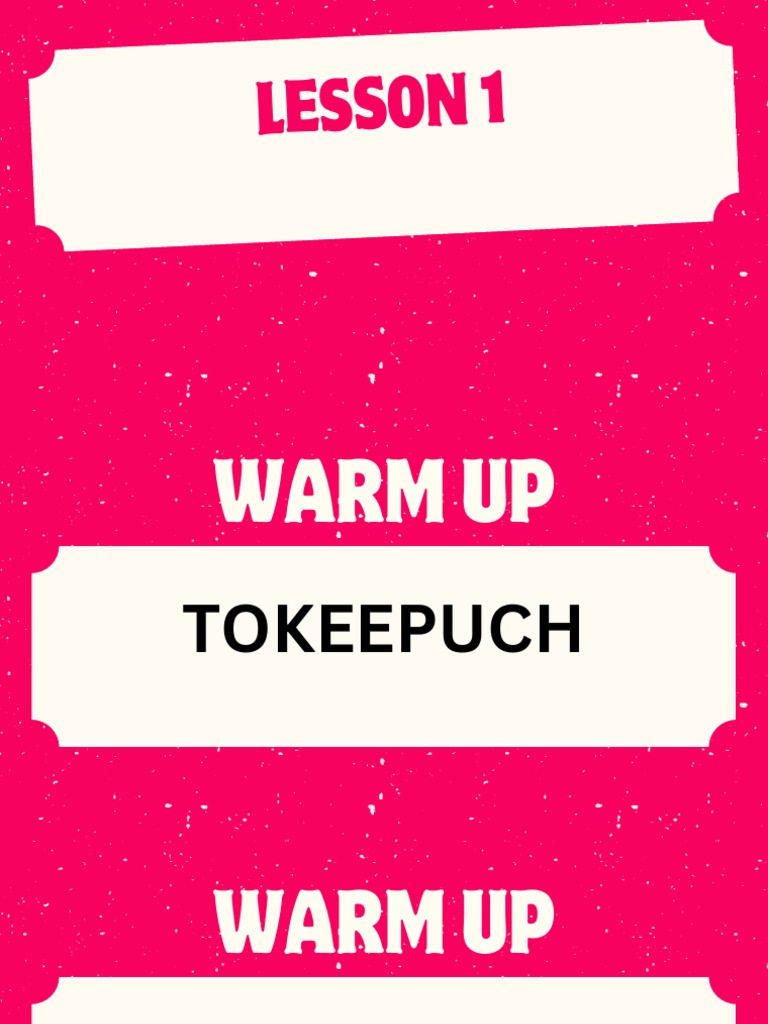 Day 1 - PPT Elicit Vocab - Lan | PDF | Archery | Gymnastics