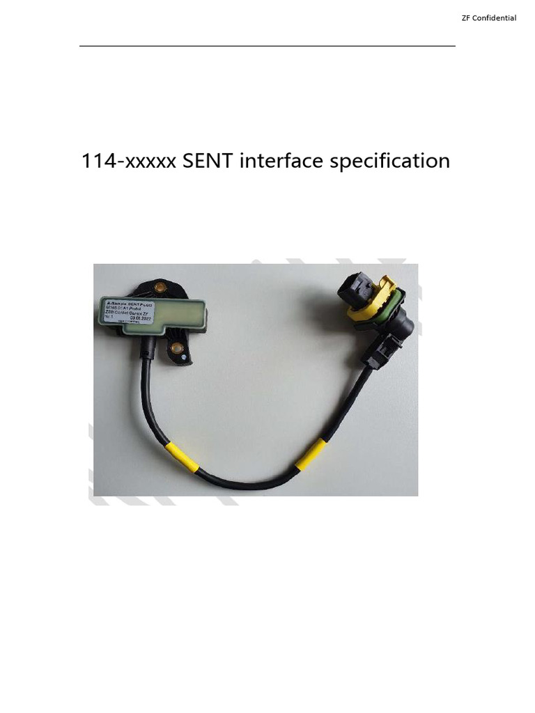 114-xxxxx SENT Interface Specification | PDF