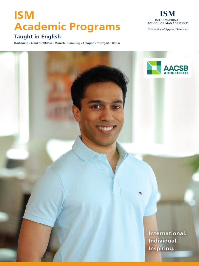 ISM_Academic_Programs_digital | PDF | Mentorship | Germany