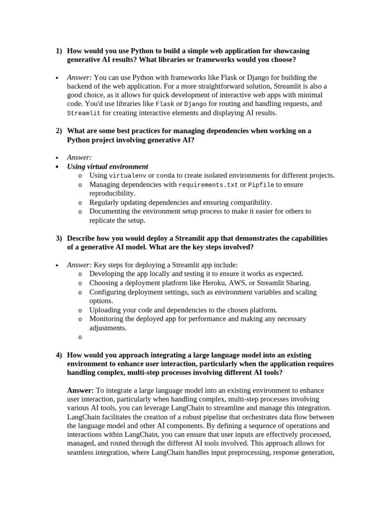 python_genai_intqa 2 | PDF | Computing | Artificial Intelligence