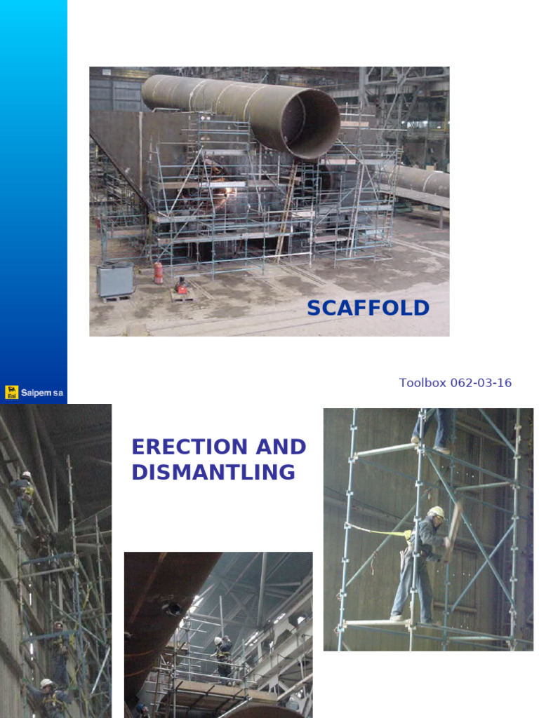 Toolbox - Scaffolding (Saipem SA) | PDF