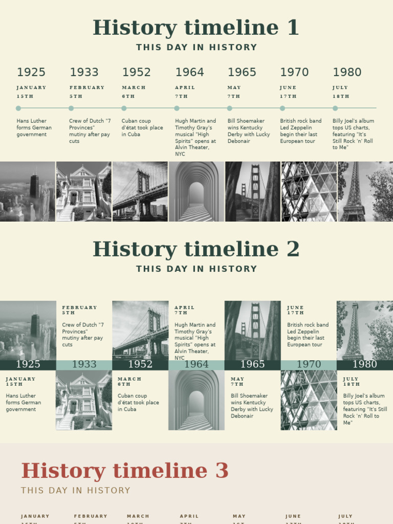 Historical Timelines | PDF