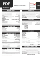A320 Checklist | PDF