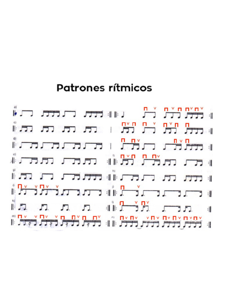 Patrones Rítmicos | PDF