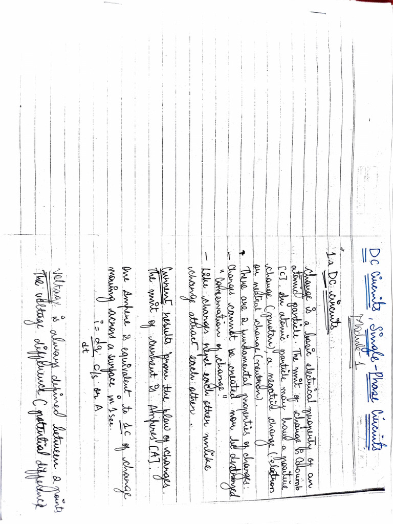 Module 1 21ELE13 | PDF Module 1 21ELE13 | PDF