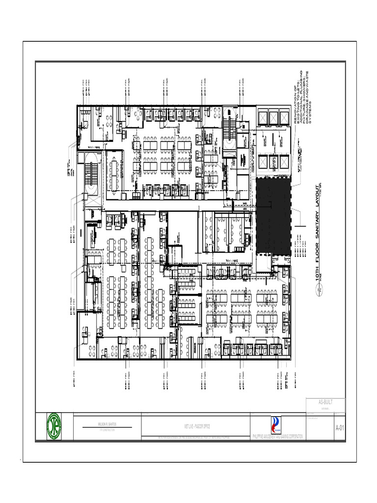 10th Floor Sanitary Layout | PDF