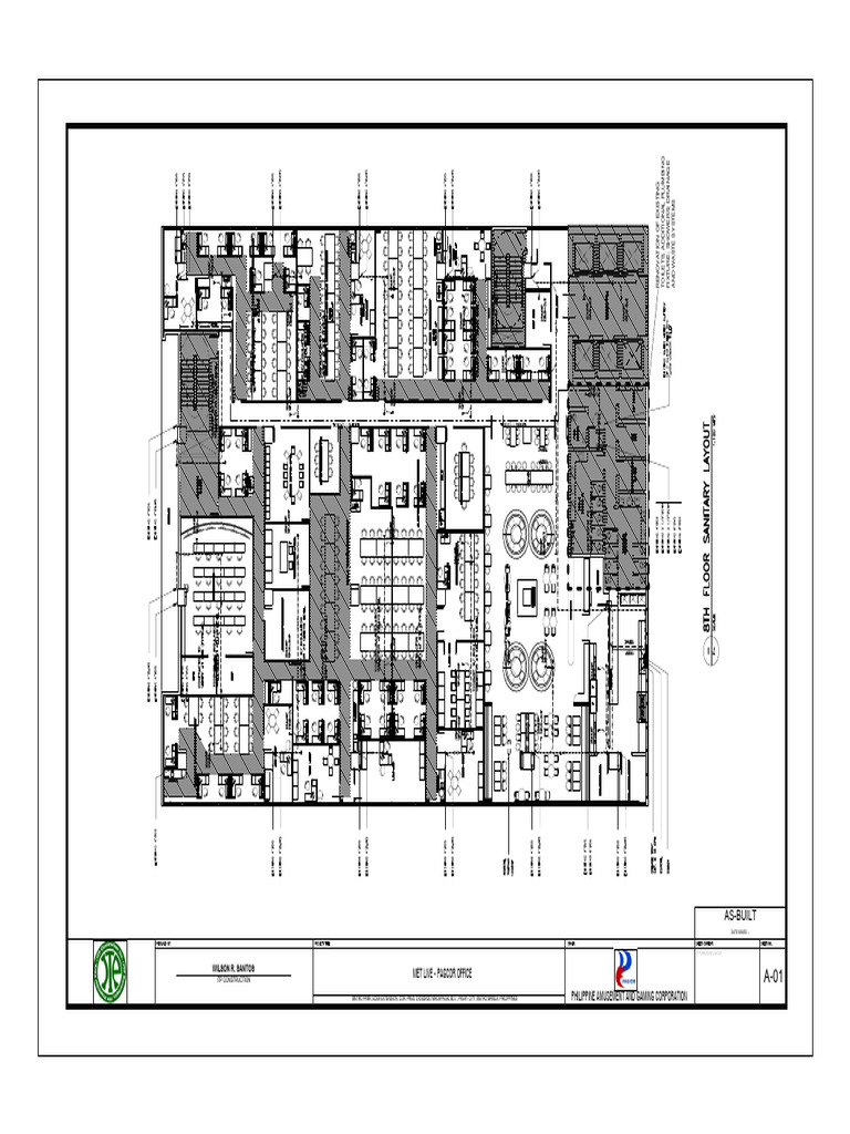8th Floor Sanitary Layout | PDF