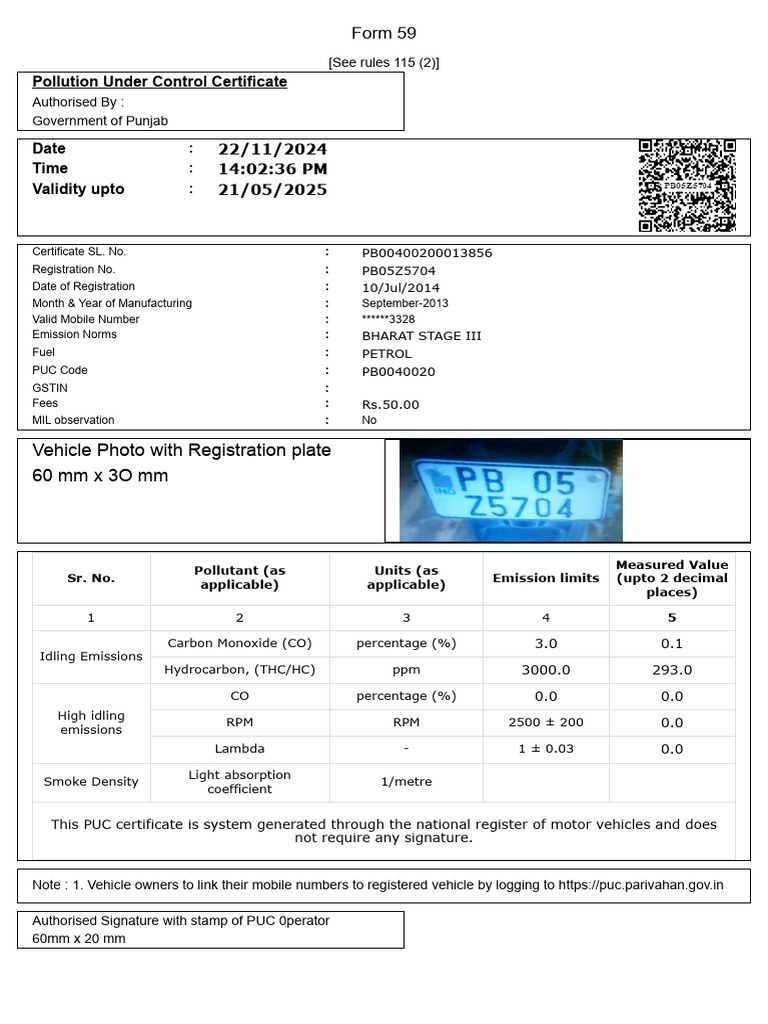 5704 | PDF | Exhaust Gas | Environmental Issues