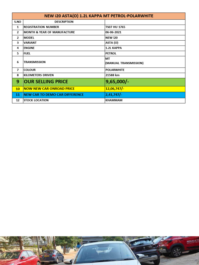 NEW I20 TS07 HU 1765 | PDF