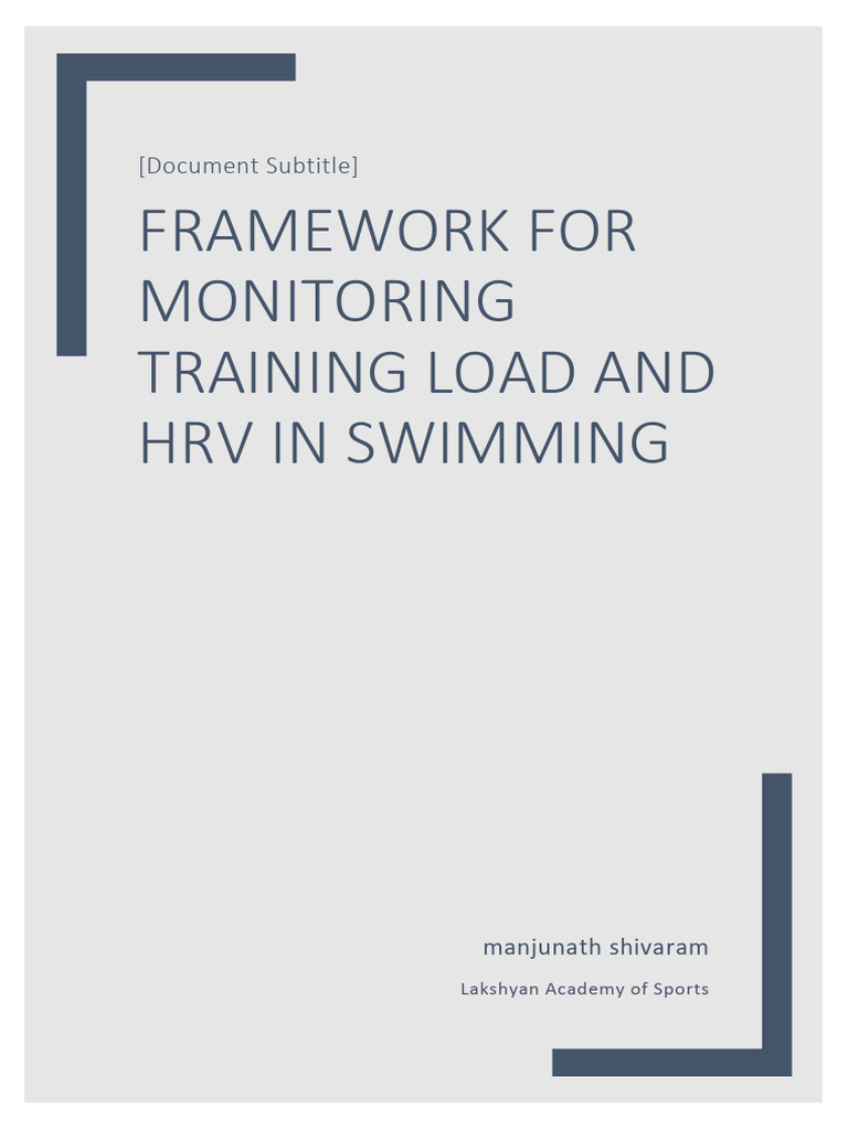 HRV and training load | PDF | Physiology