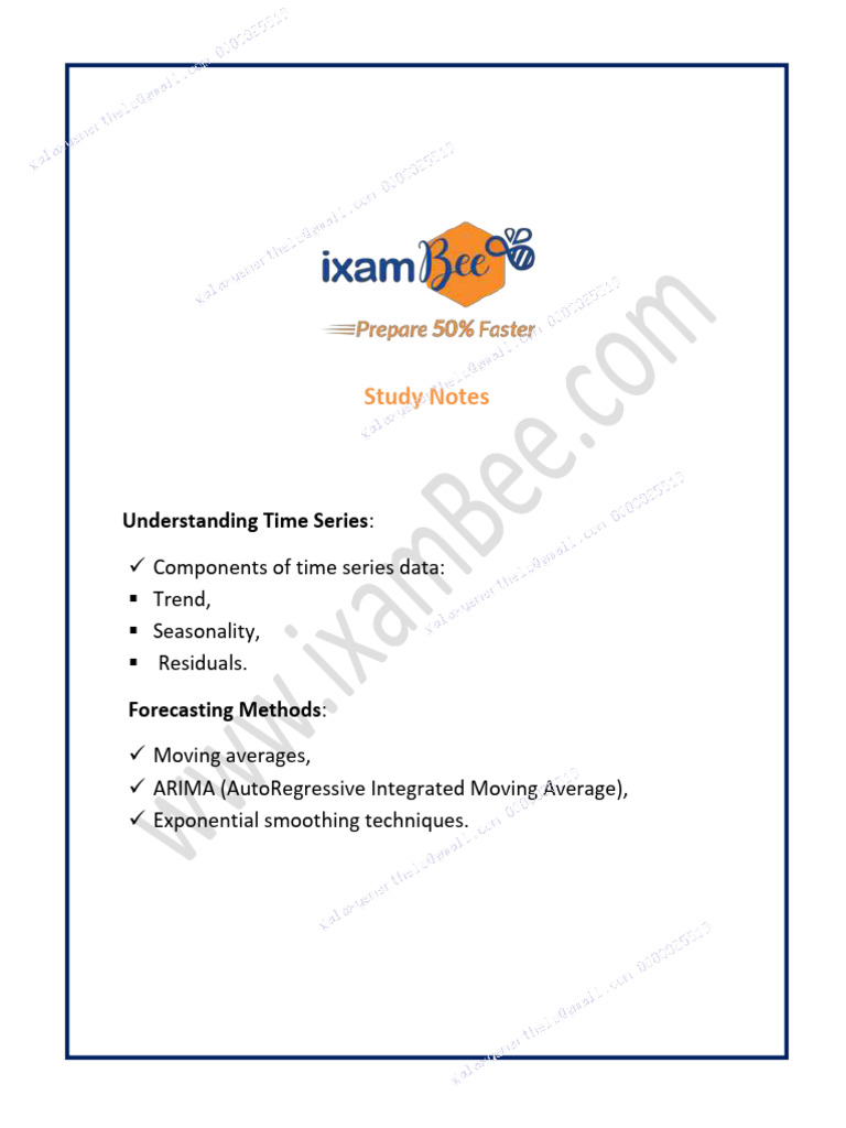 Time Series Analysis and Forecasting Techniques | PDF | Autoregressive ...