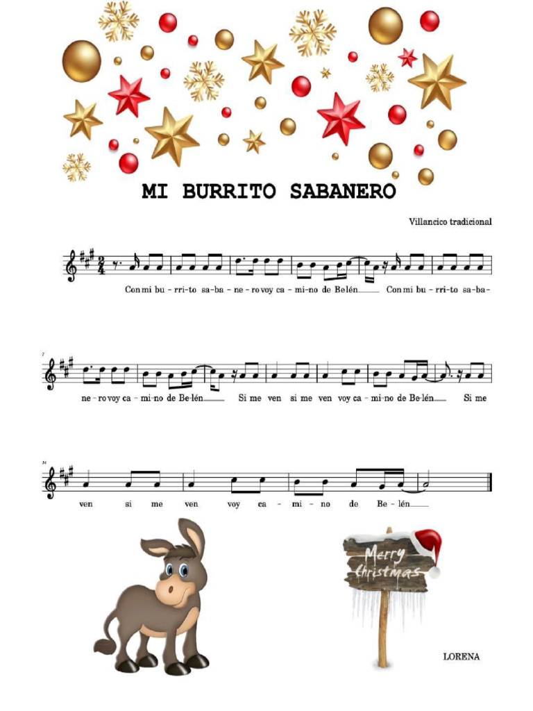 Mi Burrito Sabanero | PDF