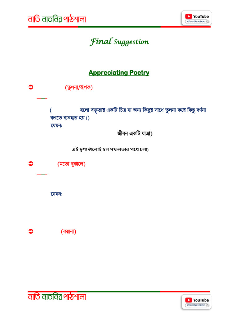 Appreciating Poetry Class-9 Complete | PDF