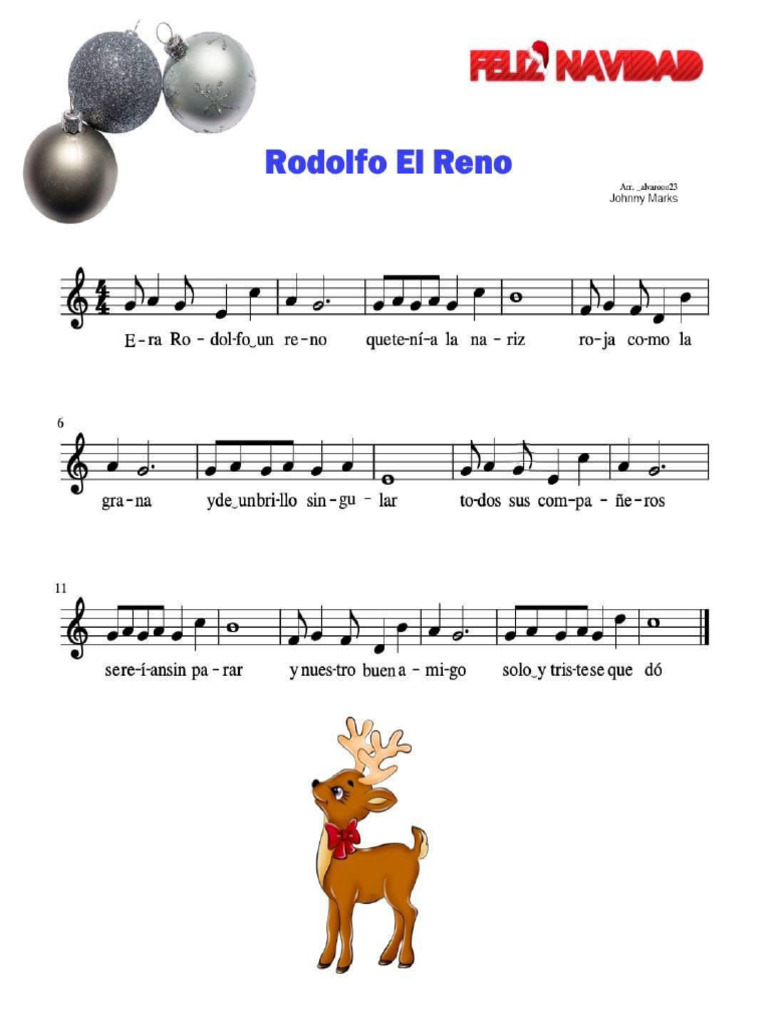 Rodolfo el Reno | PDF