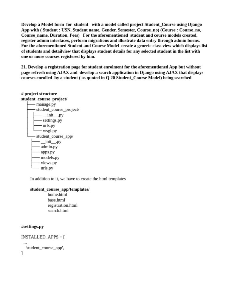 django prepared | PDF | Hypertext | Web Software