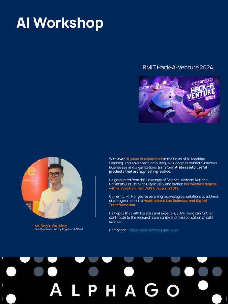 (RMIT Hack-A-Venture 2024) AI Workshop | PDF | Deep Learning ...