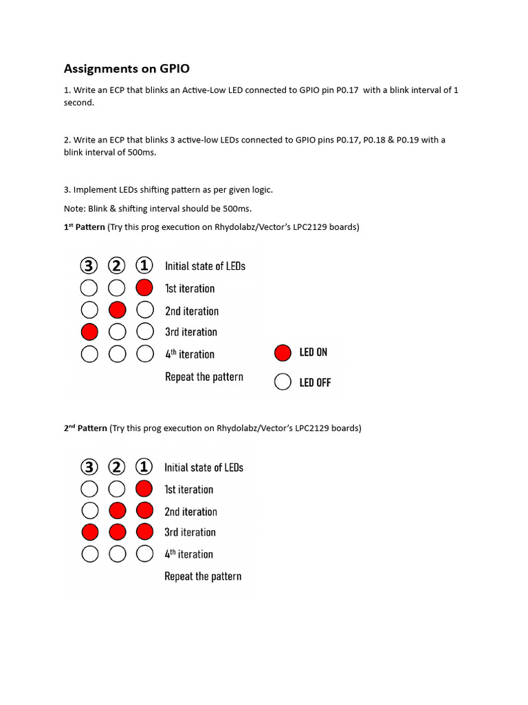 GPIO Assignments | PDF | Computer Engineering