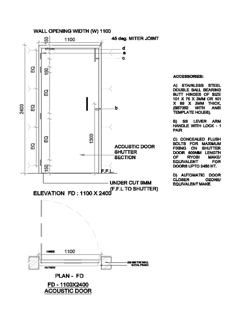 Acoustic Door | PDF