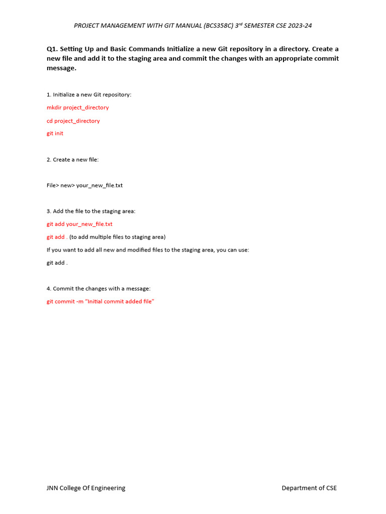 BCS358C Git | PDF | Computing | Computer Programming