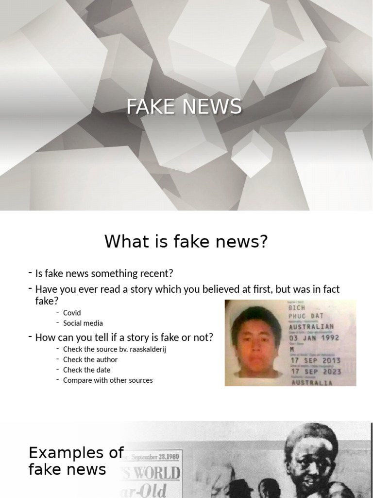 Fake News | PDF