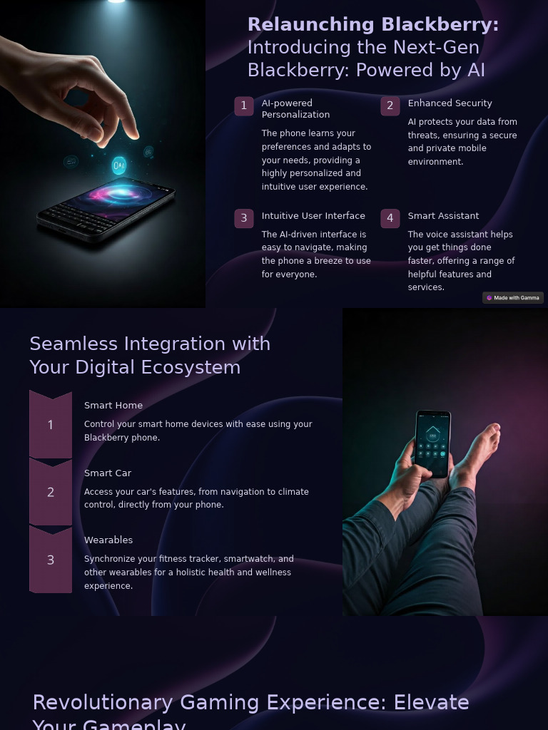AI-Powered Blackberry Relaunch | PDF | Blackberry | Mobile App