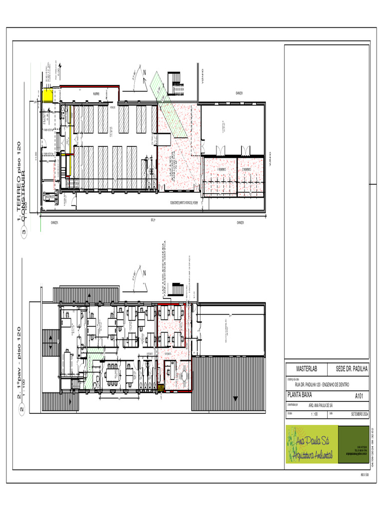 Proj Arq - 1E - Rua Padilha 120 e 130 - Masterlab - Set2024 | PDF