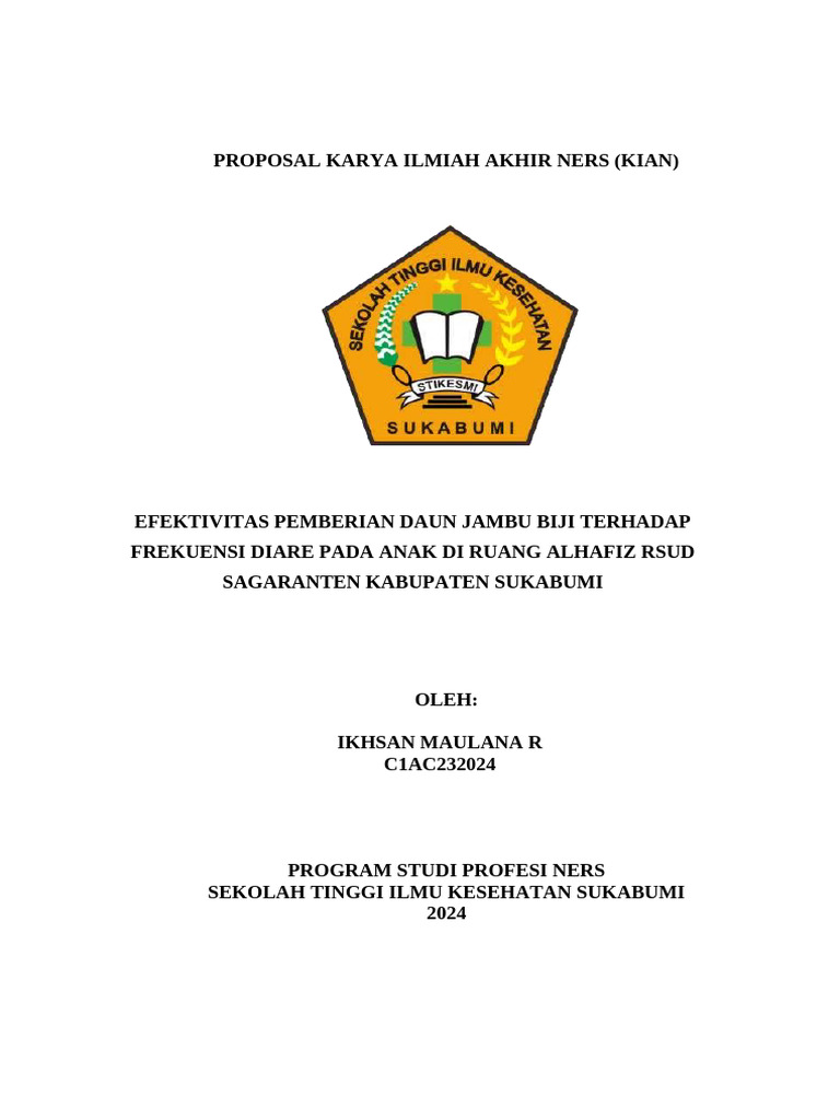 Draft Proposal KIAN - Adul) | PDF
