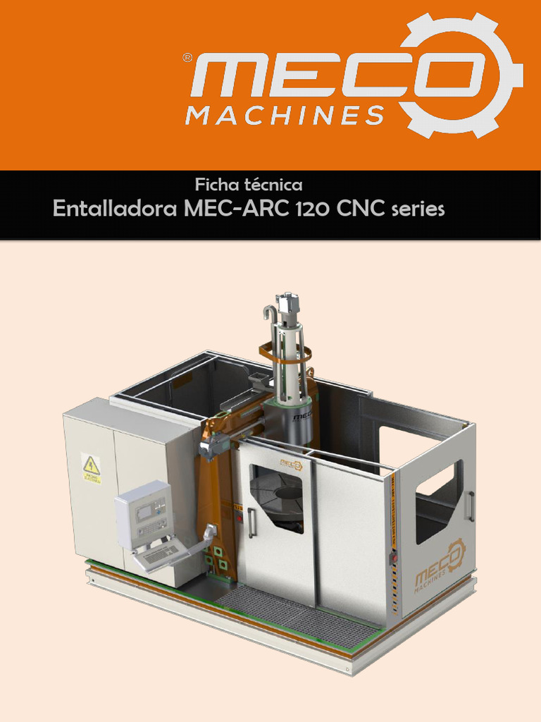 MECO Entalladora MEC ARC 120 CNC Enero 2023 | PDF | Control numerico | Herramientas