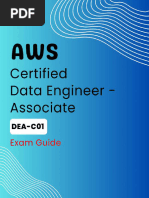 AWS Certified Data Engineer Associate - Exam Guide | PDF | Amazon Web ...