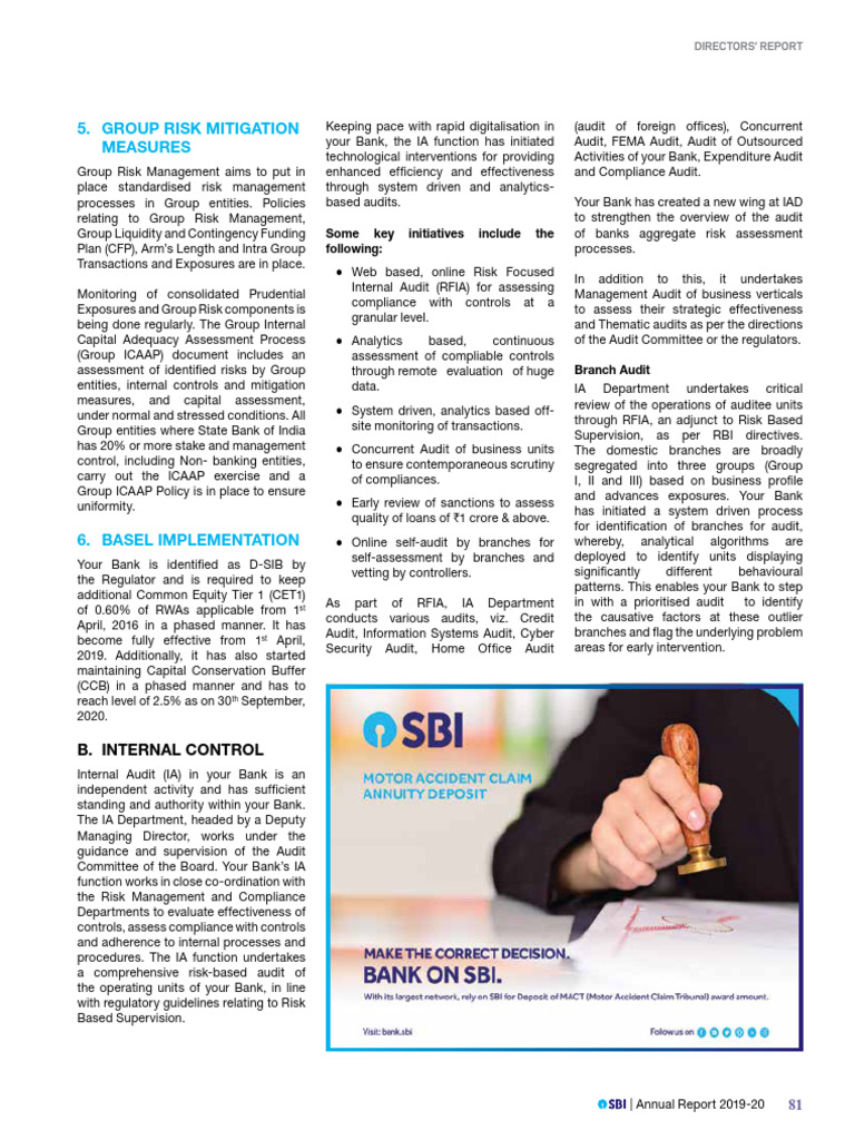 11 4.4 Internal Control | PDF | Regulatory Compliance | Audit
